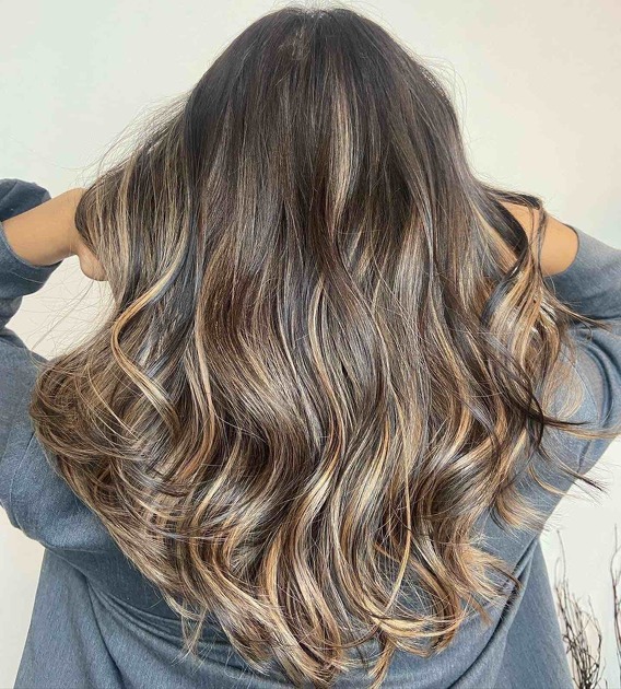 Balayage + Brazilian Blow-out + Haircut