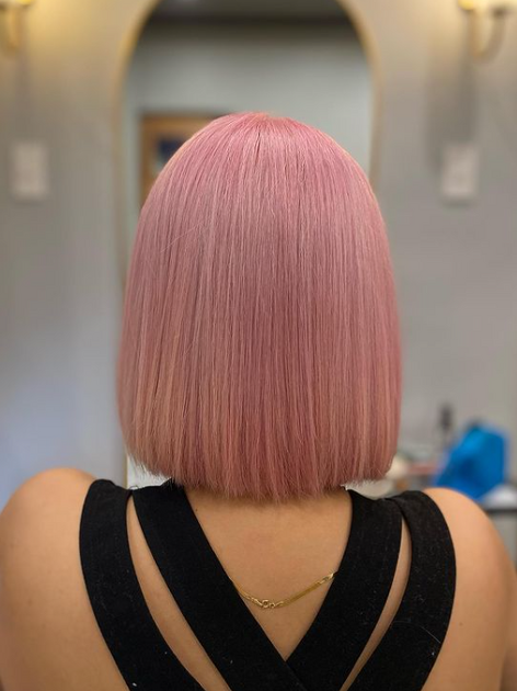 Short Hair - Creative Color: Full Bleach w/ Color